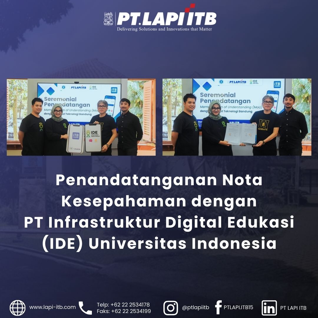 Penandatanganan Nota Kesepahaman dengan PT Infrastruktur Digital ...
