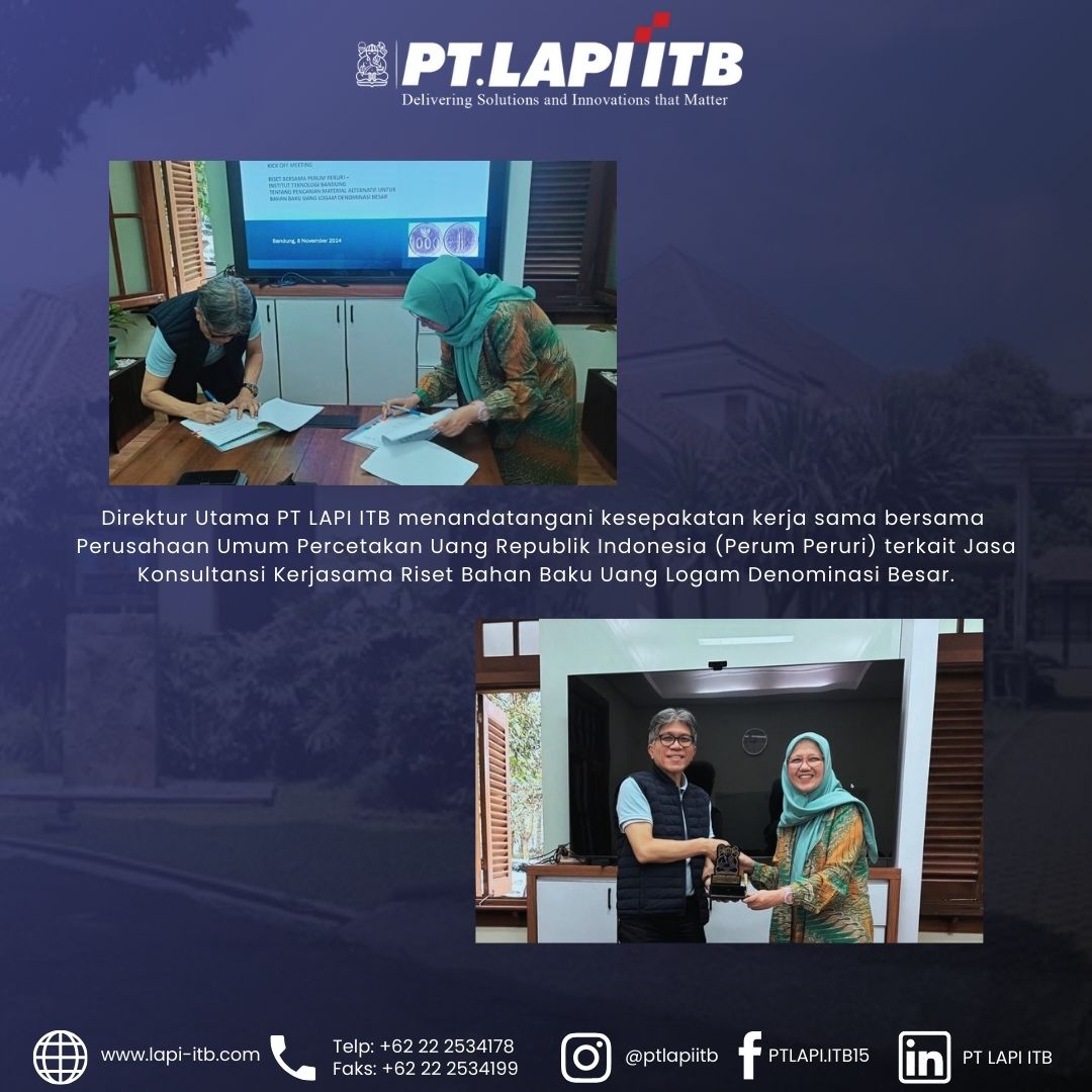 News | PT LAPI ITB, to Serve for Your Betterment and The Nation