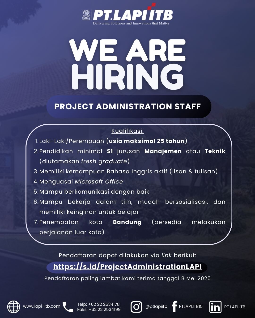 Berita | PT LAPI ITB, to Serve for Your Betterment and The Nation